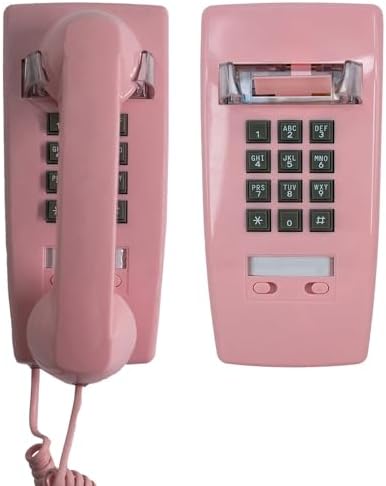 Amazon.com : GHYTMTHOT Wall Phone, Wall Phones for landline Wall Mount, Used for Hotel School ...