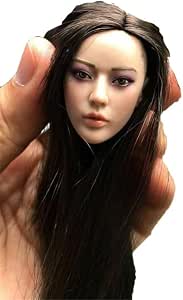 Amazon.com: RoofWorld 1/6 Scale Female Head Sculpt,12inch Figure Doll ...