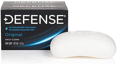 Amazon.com : Defense Soap 2pk All Natural Tea Tree Bar Soap for Men ...