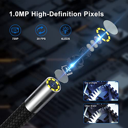 Snapklik.com : Two-Way Articulating Borescope, Ralcam Endoscope Camera