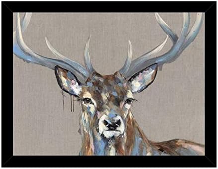 Artko Framed Print - Bran by Louise Luton - Stag Deer Contemporary ...