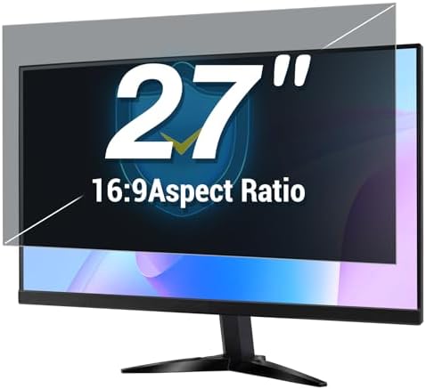 Amazon.com: 27 Inch Computer Privacy Screen Filter for 16:9 Aspect ...