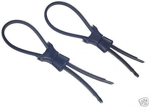 NEW Breakaway Black Nylon Coaster Coasters Clips for Fishing Rods and ...