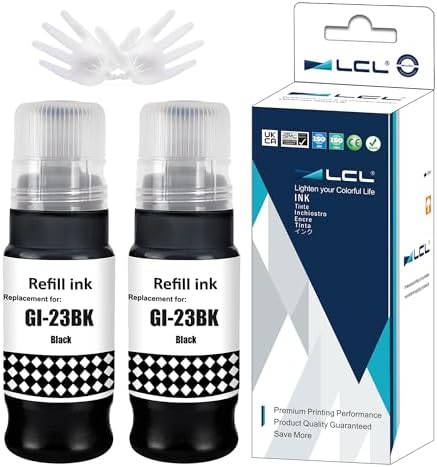 Amazon.com: SHUOLEI GI23 GI-23 Ink Compatible with Canon GI23 GI-23 ...