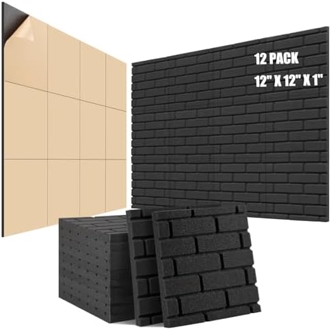 Amazon.com: Sound Proof Foam Panels, Kuchoow Acoustic Panels Fire ...