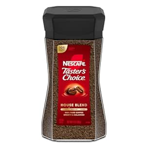 Amazon.com : Nescafe Taster's Choice Instant Coffee, House Blend, 7 ...