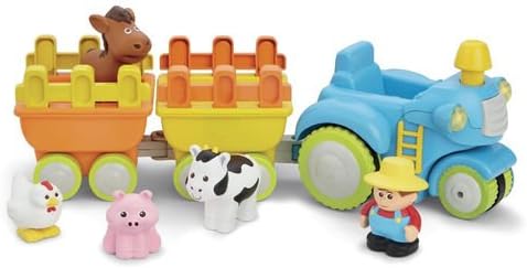 Amazon.com: Bruin Animal Sounds Farm Tractor : Toys & Games