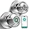 KLLOQUE Fingerprint Door Lock, Smart Fingerprint Door Knob with Lock ...