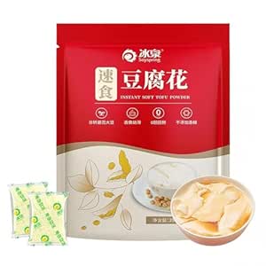 Amazon.com : Tofu pudding powder 256g (8 packs*32g) instant bean curd ...