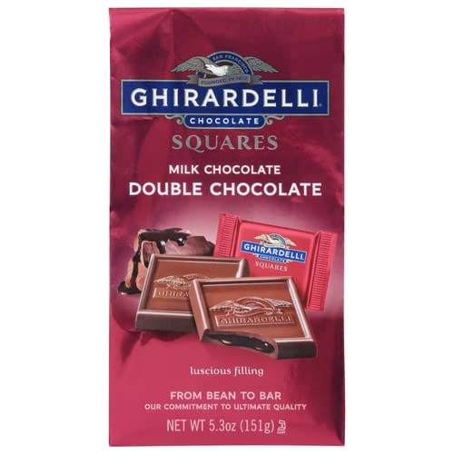 Amazon.com : Milk Chocolate Double Chocolate Squares Medium Bag ...