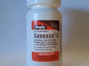 Amazon.com : [3 Pack] Senexon-S Natural Vegetable Stimulant Laxative ...