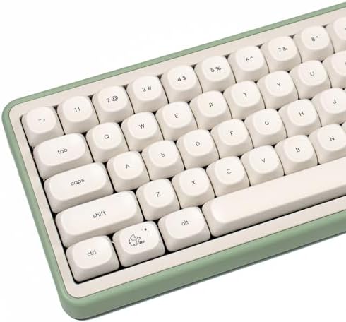 Amazon.com: SUEHIODHY Crystal Jelly Keycaps, White Custom Translucent ...