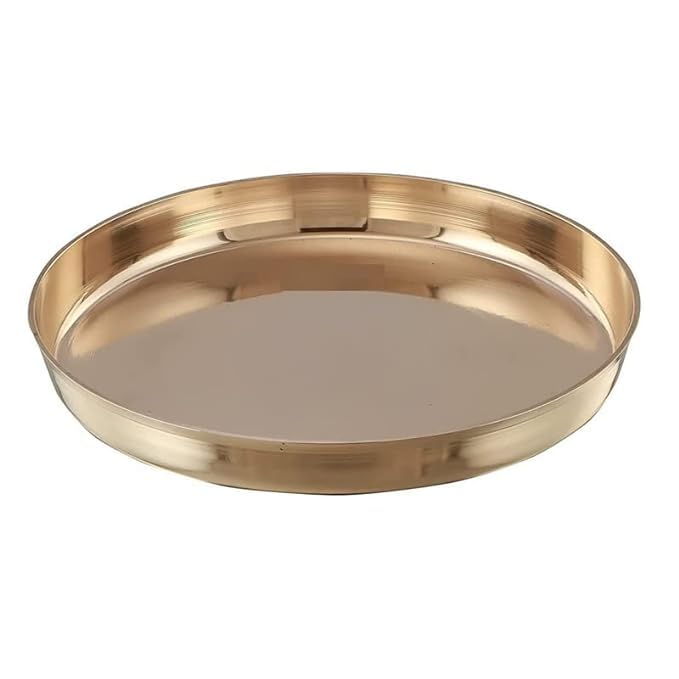 Buy ABB Store Kansa Bronze Dinner Thali, Serveware & Tableware, Utensil ...