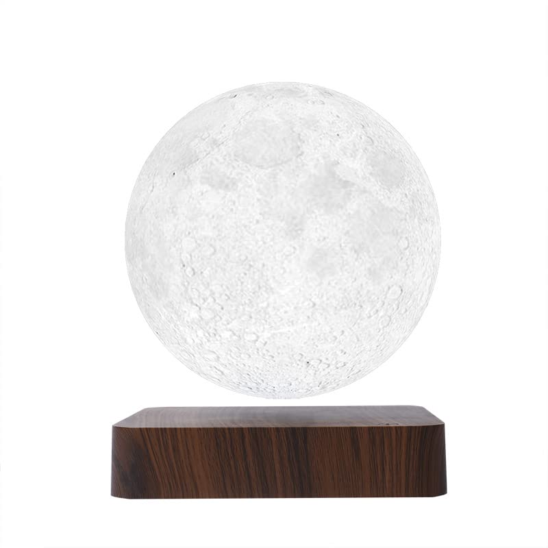 KyooteLfv Magenetic Levitating Moon Lamp, Wireless Floating Moon Night ...