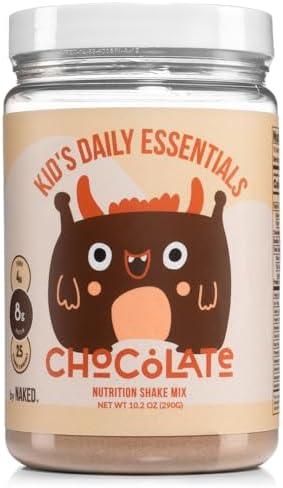Amazon.com: Chocolate Kids Daily Essentials, Kids Protein Shake Made ...