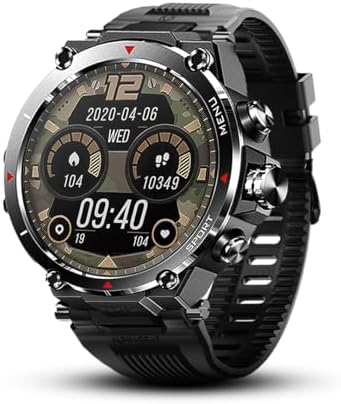 Amazon.com: ALPHAGEAR Raptor Smartwatch for Android iPhone, Wellness ...