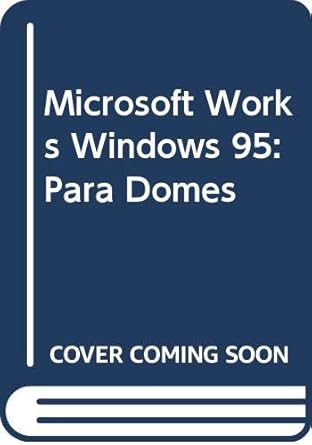 Microsoft Works Windows 95: Para Domes | Amazon.com.br