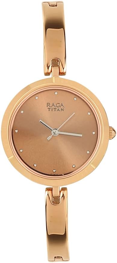 Titan Viva Analog Rose Gold Dial Women's Watch 2606WM05/NN2606WM05 ...