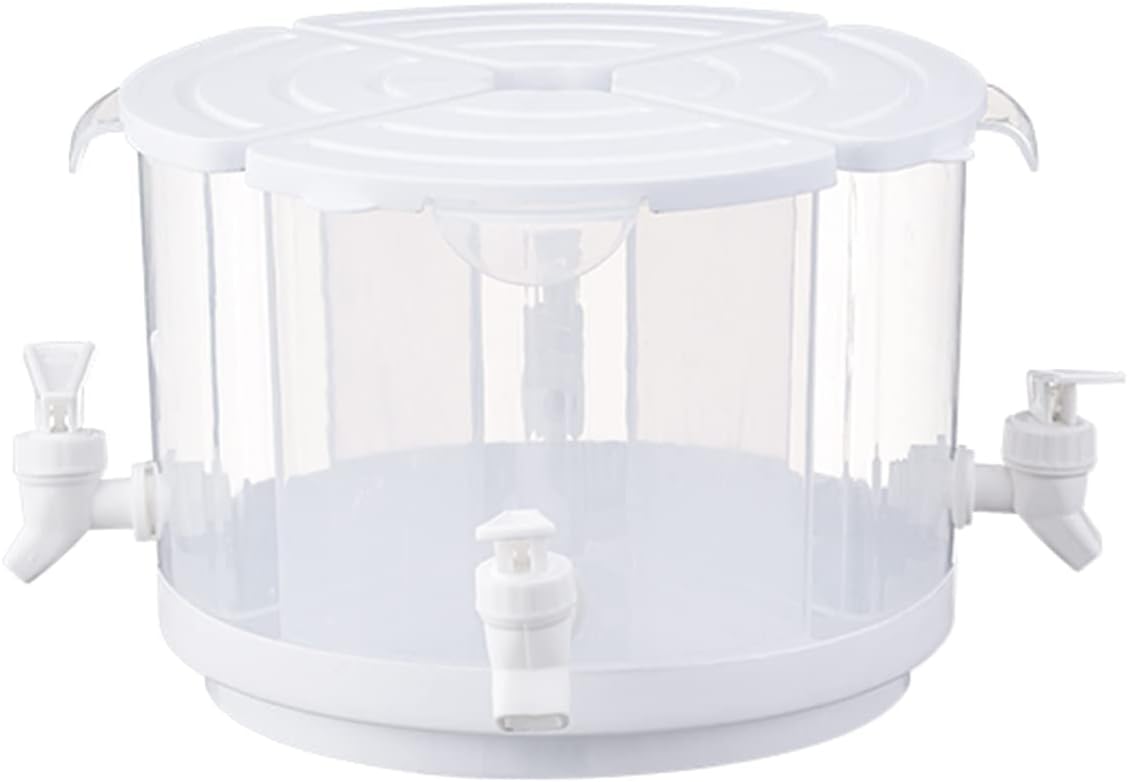 Amazon.com | 1.45 Gallon Beverage Dispenser for Fridge, Rotate 360 ...