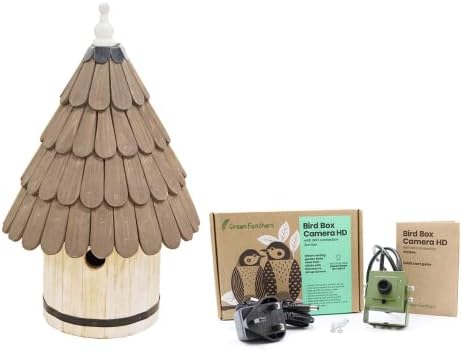 RELI Birddy Smart Birdhouse with Camera, Solar Powered Cam Bird Nest ...