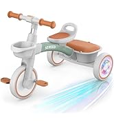 Amazon.com: SEREED Colorful Lighting Baby Balance Bike, Toys for 1 Year ...