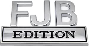 Amazon.com: 2PCS FJB Edition Car Emblem, Car Decal 3D Raised Letters ...