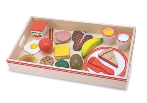 Amazon.com: Melissa & Doug Breakfast-Lunch-Dinner Food Set : Toys & Games