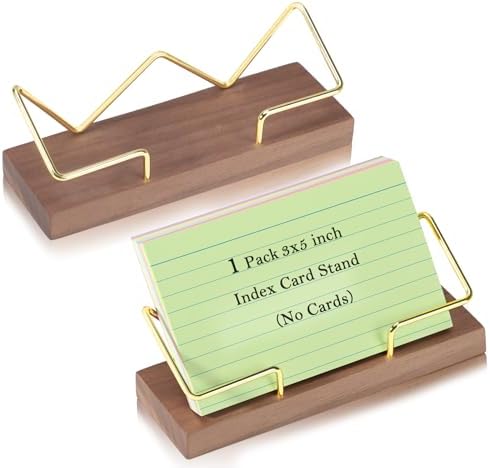 Amazon.com: 3x5 Index Card Holder, Plastic Acrylic Index Card Display ...