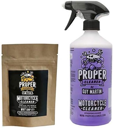 Proper Cleaner Guy Martin Motorcycle Starter Pack 1.5ltr : Amazon.co.uk ...