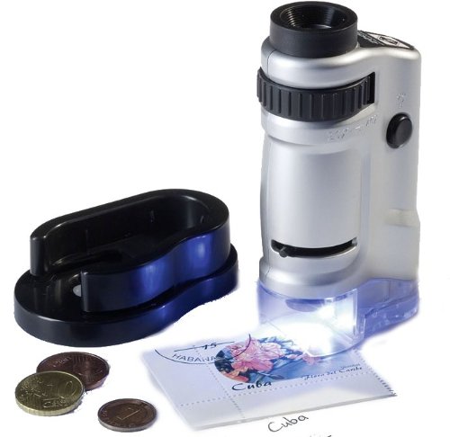 Amazon.com: Lighthouse Microscope Zoom with LED, 20x and 40x ...