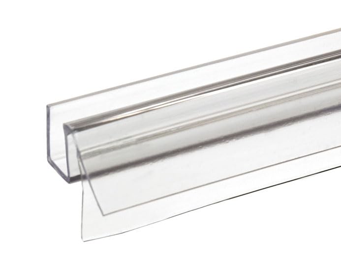 KC Clear Premium Bottom Wipe with Drip Rail & Offset Flexible Fin for 3 ...