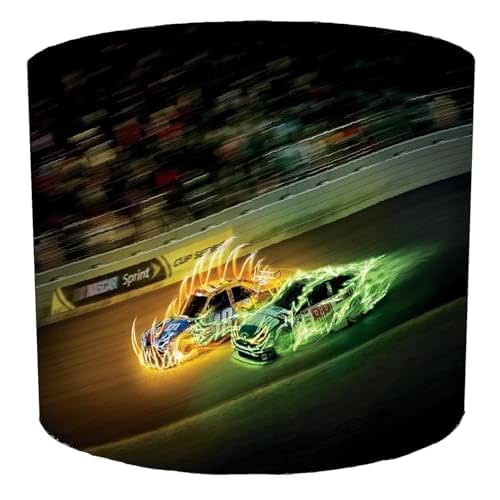 NASCAR Racing Cars Lampshade Lightshade (9) in 3 Sizes For Ceiling ...