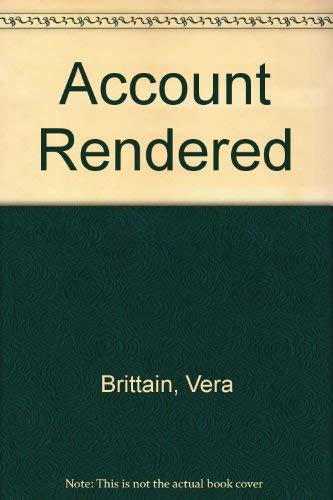 Account Rendered: 9781850890577: Amazon.com: Books