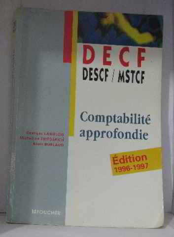 Amazon.co.jp: COMPTABILITE APPROFONDIE DECF/DESCF : 本