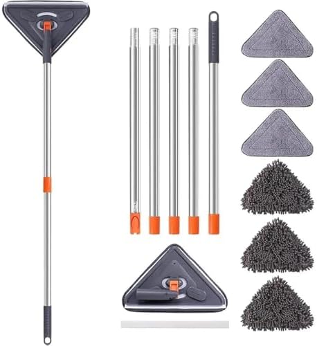 Amazon.com: 85-Inch Wall Mop with Long Handle, Window Cleaner Tool ...