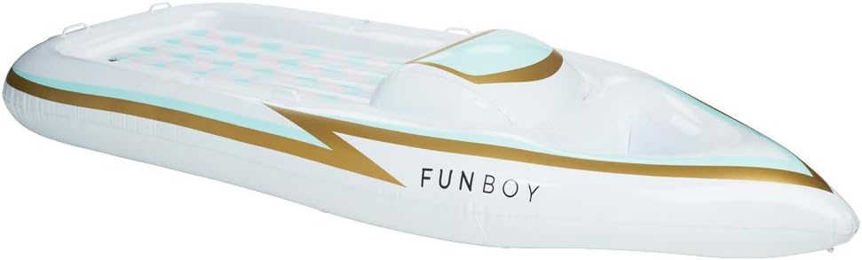 Amazon.com: FUNBOY Giant Inflatable Clear Blue Swan Pool Float ...
