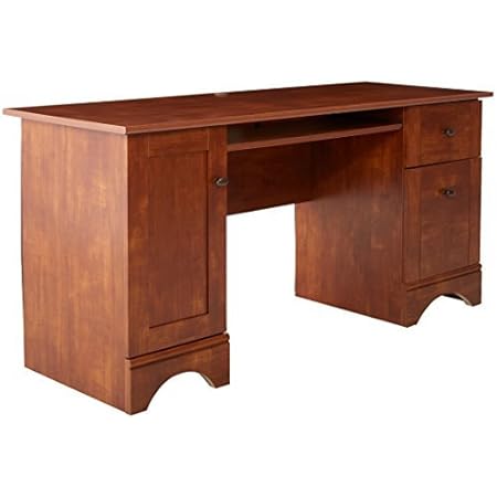 Amazon.com: Sauder Heritage Hill Computer Desk, Classic Cherry finish ...