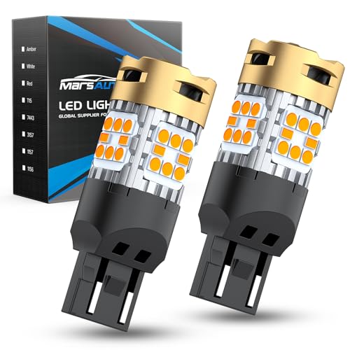 Snapklik.com : 7443 Led Bulb, 7440 7444 Turn Signal Lights Amber Yellow ...