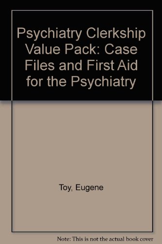 『Psychiatry Clerkship Value Pack: Case Files and First Aid - 読書メーター