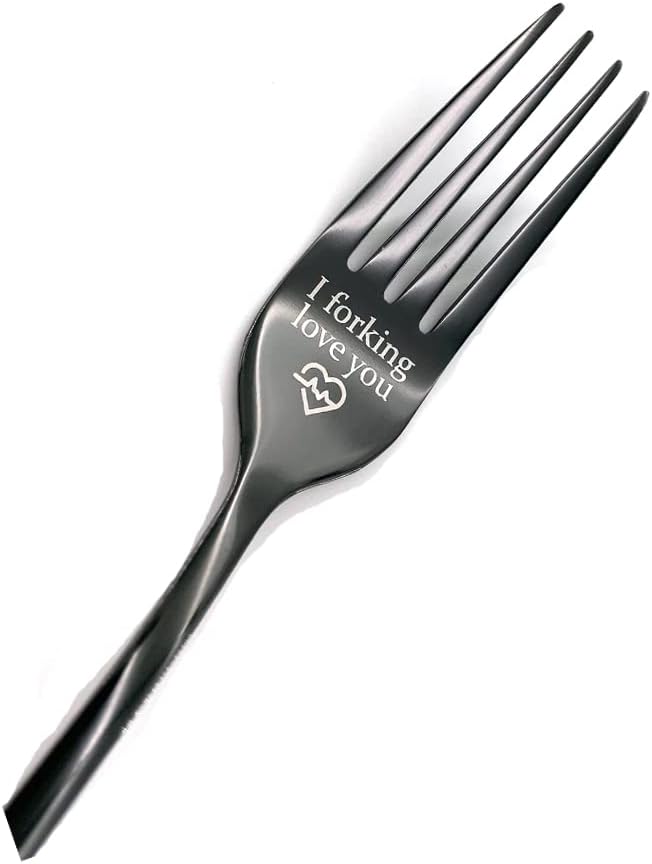 I Forking Love You Fork Gifts for Women Men Engraved Dessert Forks ...