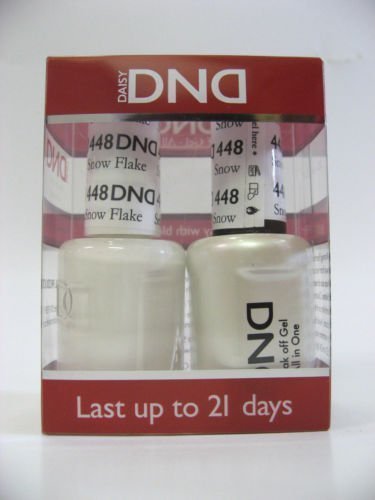 Amazon.com: DND Gel & Matching Polish Set #448 - Snow Flakes. Buy 5 any ...