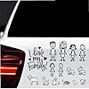 Amazon.com - 4 Pcs Car Sticker I Love My Family Car Bling Stickers and ...