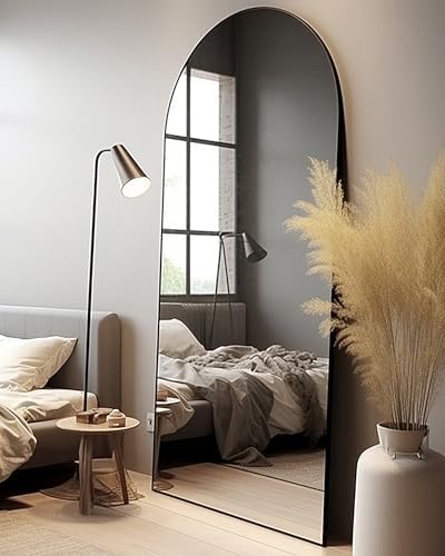 Amazon.com: Antok LED Arched Full Length Mirror, 64" x 21" Lighted ...