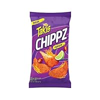 Takis Chippz Fuego 8 oz Bag, Hot Chili Pepper & Lime Flavored Spicy ...