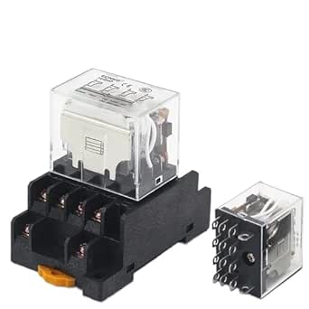 Amazon.com: DPDT Power Relay 12V 24V 220V HH52P HH53P HH54P HH62P HH63P HH64P Electromagnetic ...