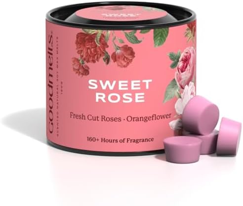 Goodmelts Sweet Rose Scented Wax Melts | Sparkling Yuzu & Fresh-Cut ...