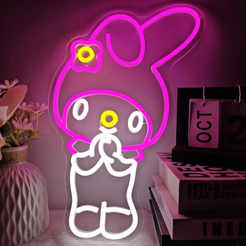 Melody Neon Sign Anime Neon Sign for Wall Decor Janpanese Neon Light ...