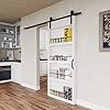 Amazon.com: BARNER HOME 72''(36''x2) x 84'' Double Sliding Barn Door ...