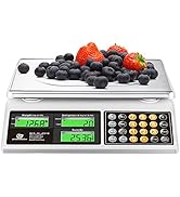 Amazon.com: Price Computing Scale 88lb/40kg Commercial Food Scale for ...