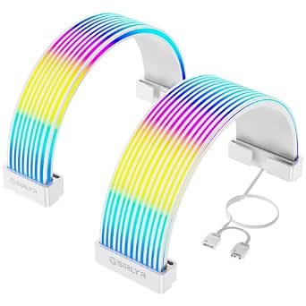 Amazon.com: Sirlyr RGB LED Strips for PSU Cables - Flexible ARGB ...